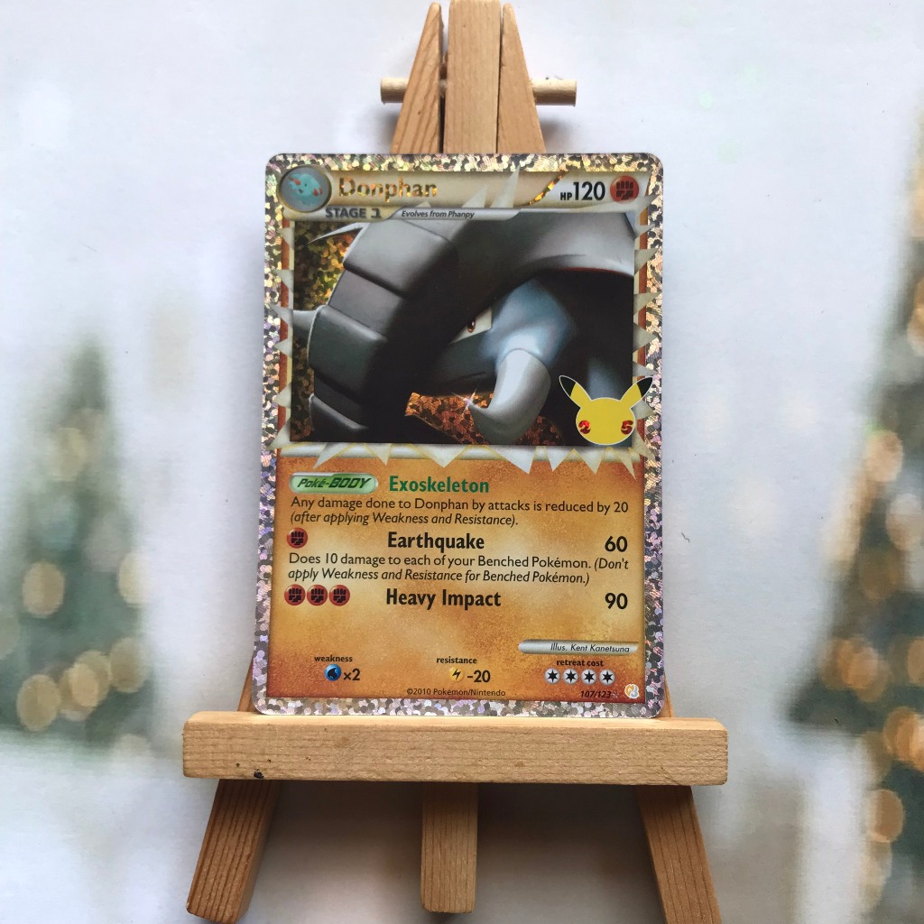 Thẻ hình Pokemon Donphan (Prime) 107/123 - Bài lẻ Ultra Rare 25th ...