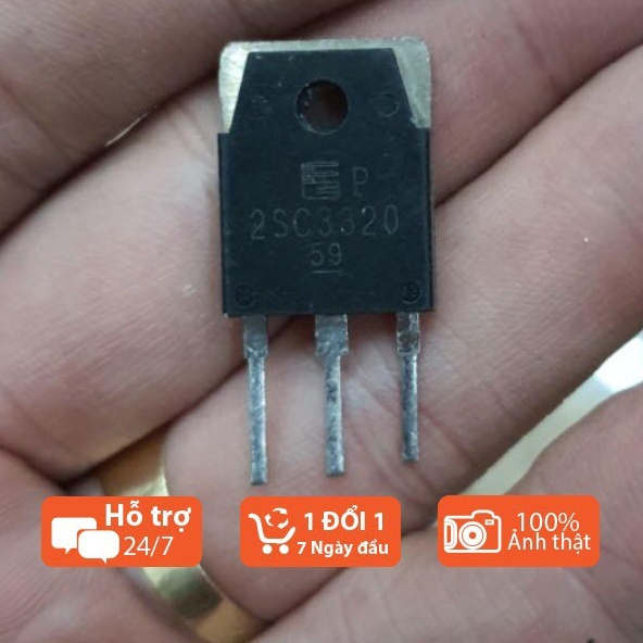 Túi 3 con Transistor 2SC3320 C3320 NPN 15A/500V tháo máy LKTT | Shopee ...