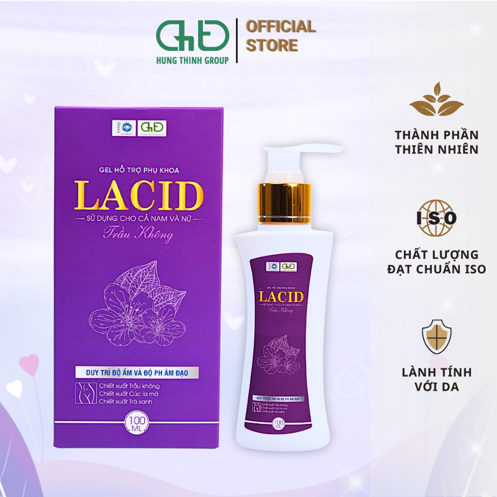 DUNG DỊCH VỆ SINH VÙNG KÍN LACID HẾT KHÍ HƯ, CÂN BẰNG ĐỘ PH, DƯỠNG ẨM ...