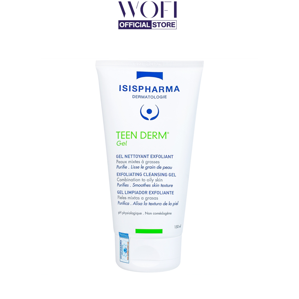 Sữa rửa mặt ISIS Pharma Dermatologie Teen Derm Gel 150ml | Shopee Việt Nam