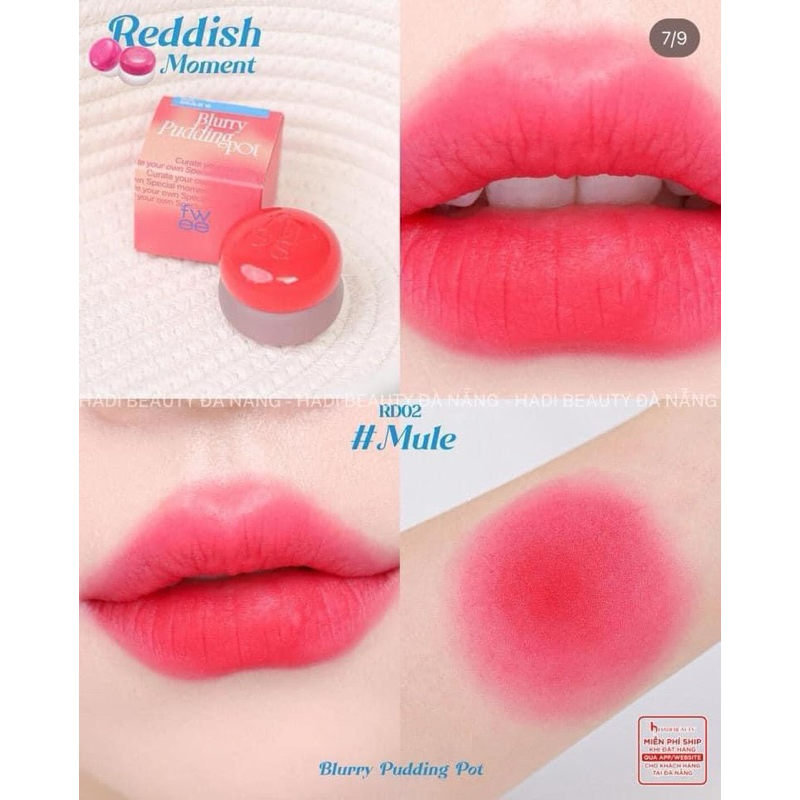 [AUTH 100%] SON BÙN FWEE 2IN1 #RD02 MULE | Shopee Việt Nam
