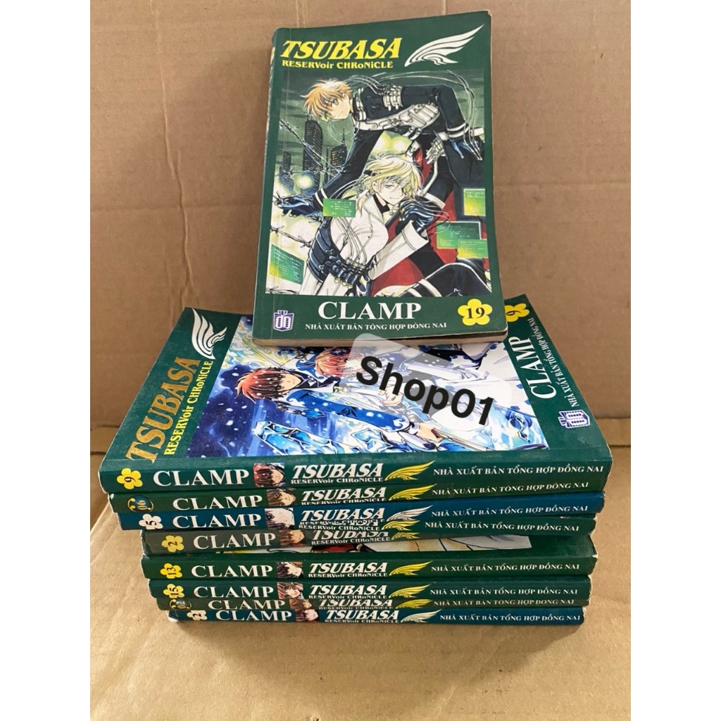 Combo Vở truyen tranh cũ Tsubasa clamp đọc xuôi (NXB Đồng Nai) | Shopee ...