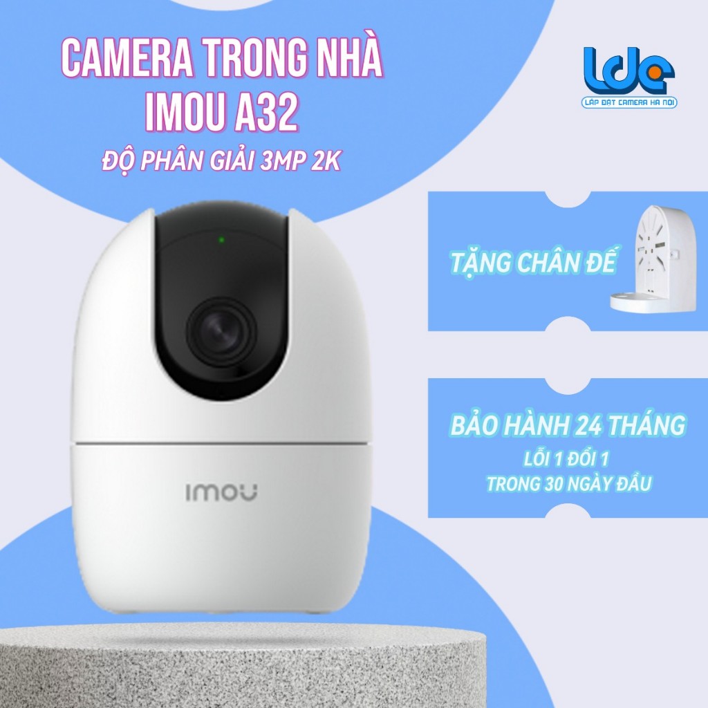 A32 Imou | Camera 3MP 2K, quay 360 độ, đàm thoại 2 chiều, quay theo ...