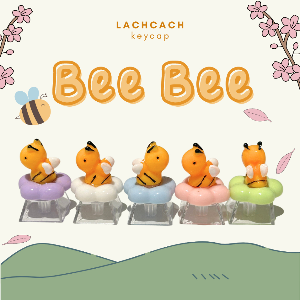 Keycap Bee Bee | Keycap Bàn Phím Cơ | Trang Trí Bàn Phím Cơ | Shopee ...