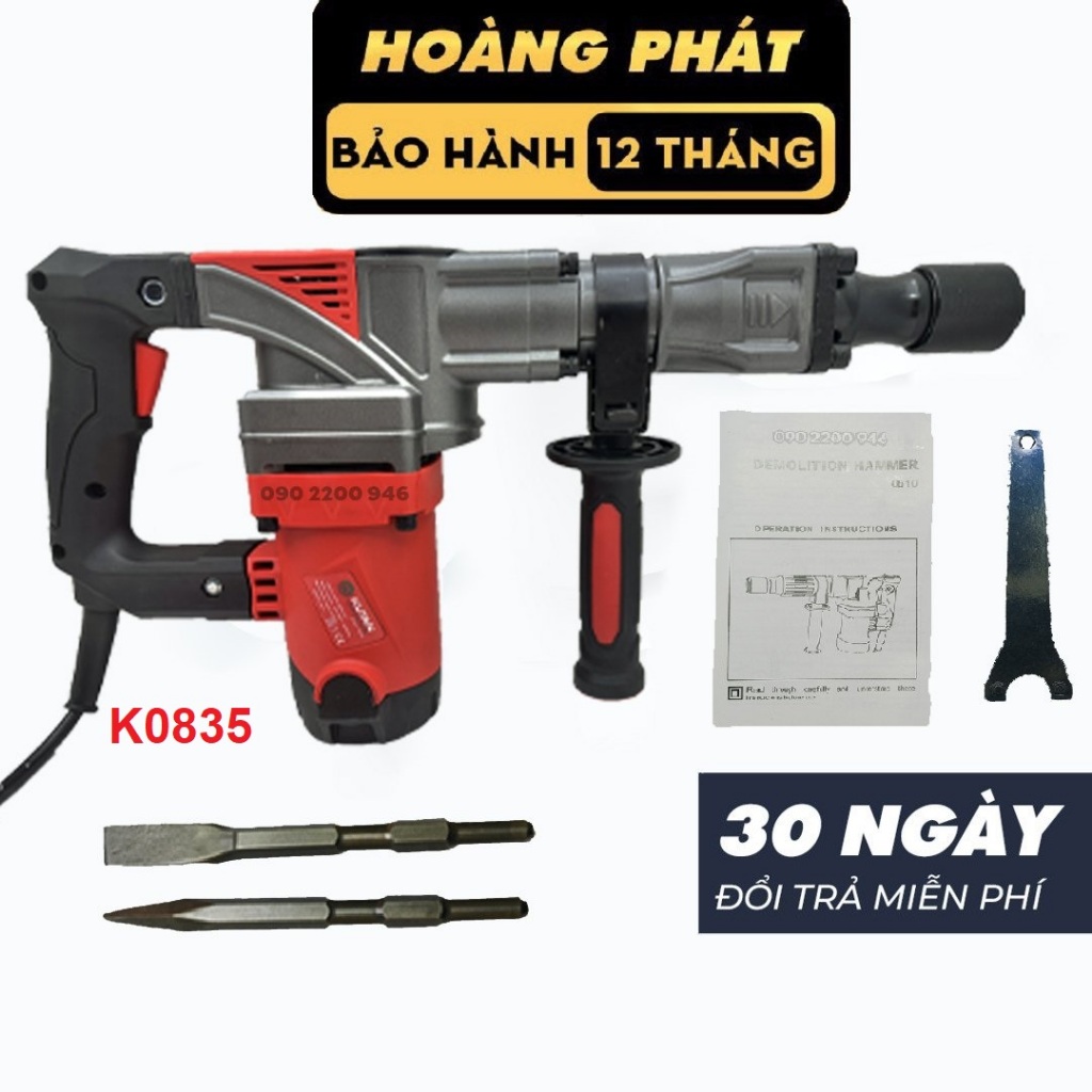 Máy chuyên đục phá bê tông 17mm KUTAN K0835 - K0875 , máy đục bê tông ...