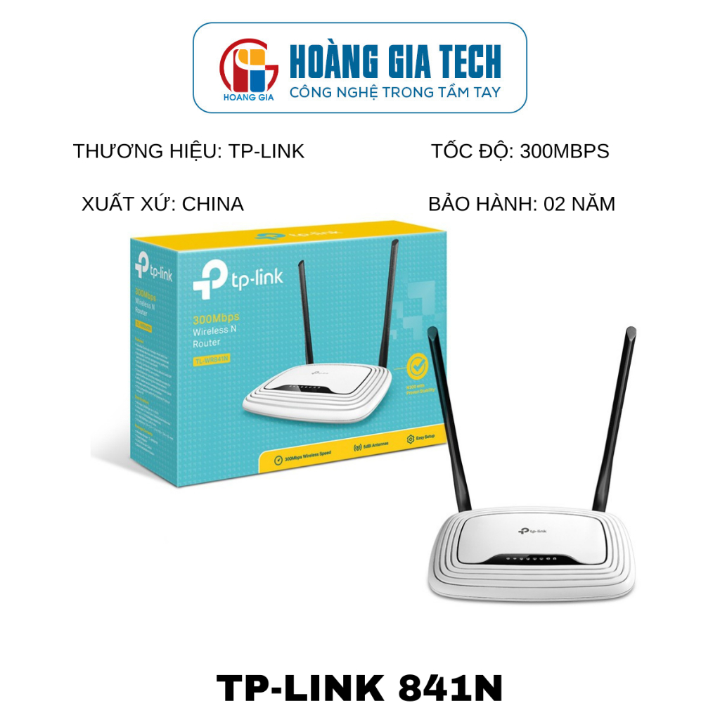 Bộ Phát Wifi TPLINK WR 841N 300Mbps BH 24 tháng - Hàng chính hãng ...