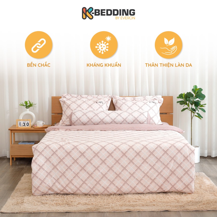 Bộ ga giường chun K-Bedding by Everon KMTP - Chất liệu cao cấp ...