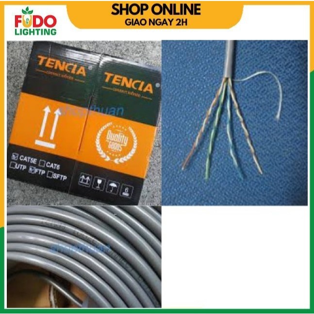 Thùng cáp mạng LAN 100M TENCIA 1002E chống nhiễu | Shopee Việt Nam