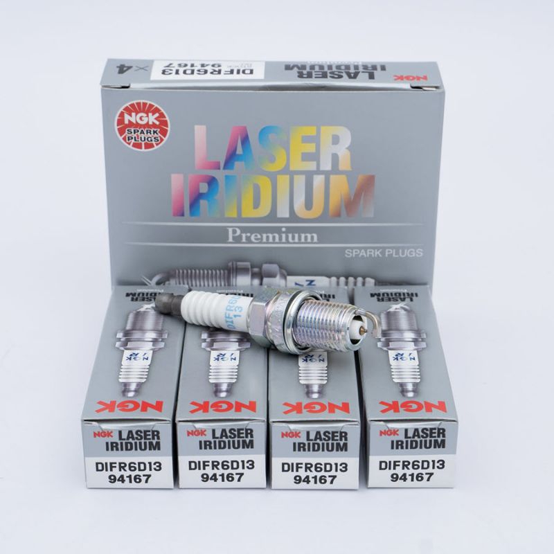 (DIFR6D13) Bộ 4 cái Bugi NGK Laser Iridium mã DIFR6D13 độ bền 120.000 ...