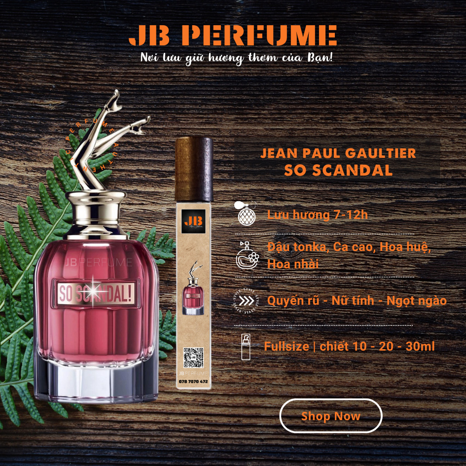 [Mẫu Thử] Nước Hoa So Scandal 10ml Chính Hãng | JB Perfume | Shopee ...
