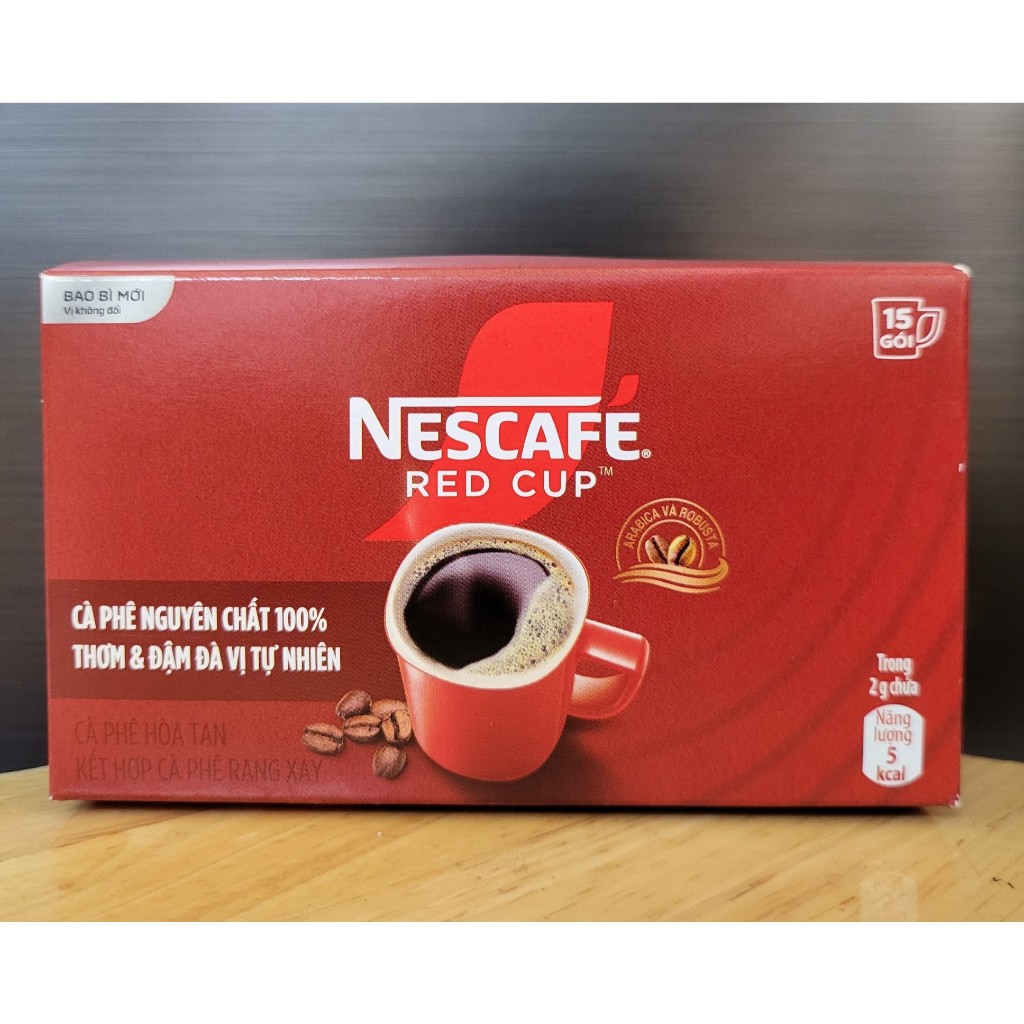 NESCAFE - hộp RED CUP 30gr / 15 gói - CÀ PHÊ HÒA TAN / THÁI LAN ...