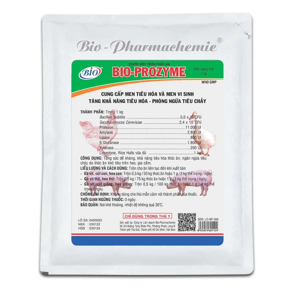 Bio Prozyme 1kg men cho vật nuôi ăn | Shopee Việt Nam