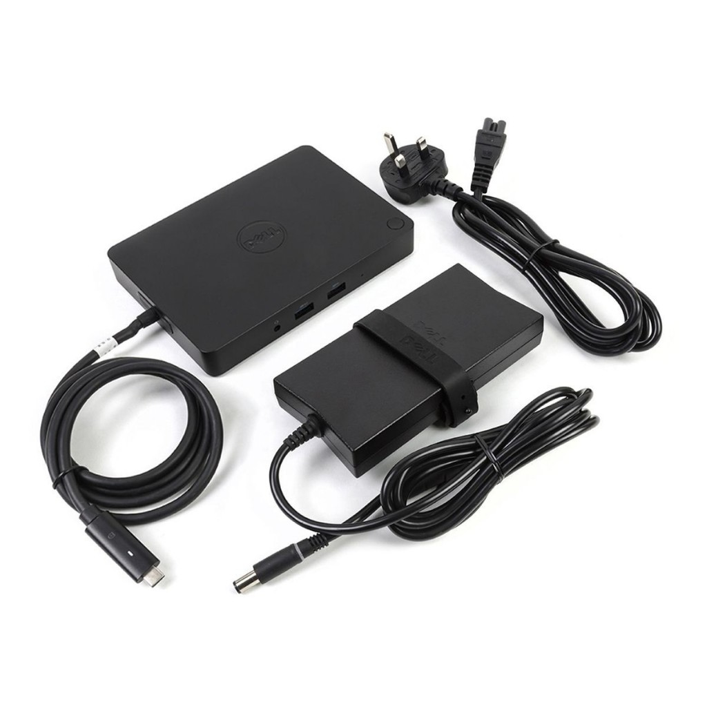 Dock Dell WD15 bộ chuyển đổi - Dell Dock WD15 kèm sạc Dell 130W, USB ...