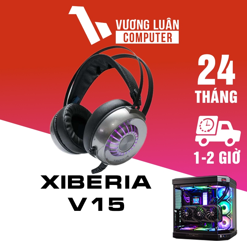 Tai Nghe Gaming Xiberia V15 7.1 Surround Led RGB (Xám) | Shopee Việt Nam