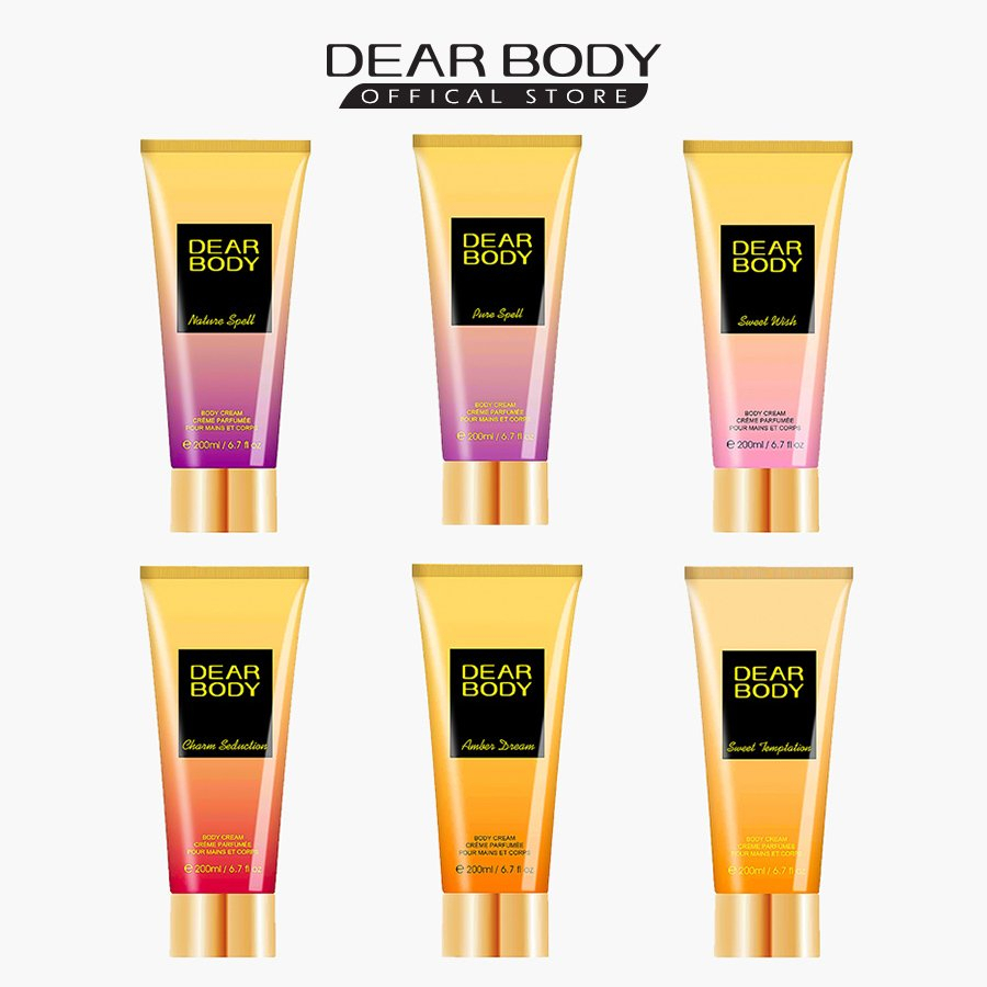 Kem Dưỡng Thể Nước Hoa DEAR BODY Body Cream 200ml | Shopee Việt Nam