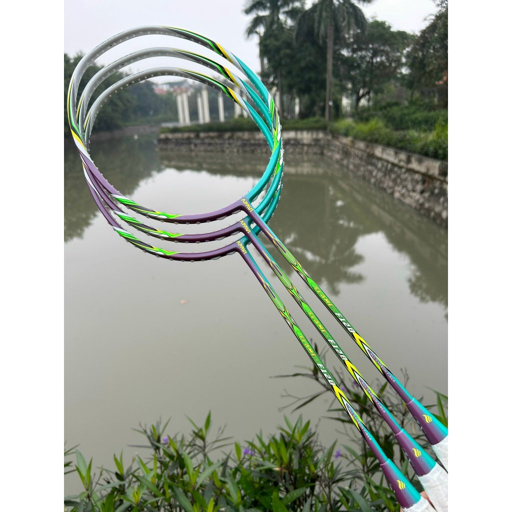 Vợt tập lực cổ tay đã đan lưới Apavi NUTTERTOOLS X3, 150G Đen cam, căng ...