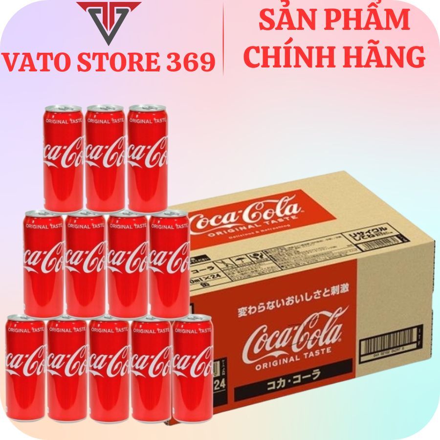 Nước ngọt có ga COCA COLA nhật bản vị nguyên bản có đường lon 500ml | Shopee Việt Nam