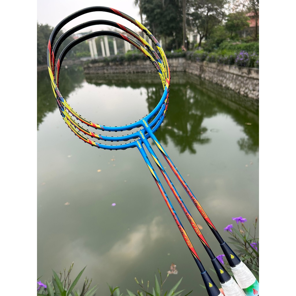 Vợt tập lực cổ tay đã đan lưới Apavi NUTTERTOOLS X3, 150G Đen cam, căng ...