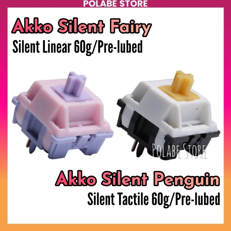Akko Silent Fairy linear switch công tắc bàn phím cơ Polabe Store ...