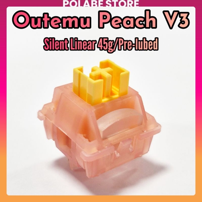 Công tắc Outemu Silent Peach v3 linear switch bàn phím cơ Outemu Silent Lemon v2 tactile switch ...