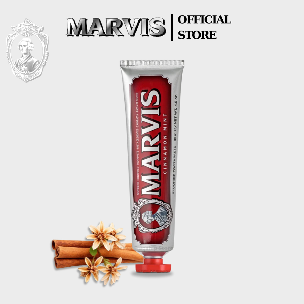 Kem Đánh Răng Marvis Cinnamon Mint 85ml - Marvis Chính Hãng | Shopee Việt Nam