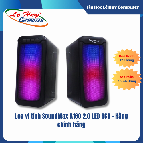 Loa vi tính SoundMax A180 2.0 LED RGB - Hàng chính hãng | Shopee Việt Nam