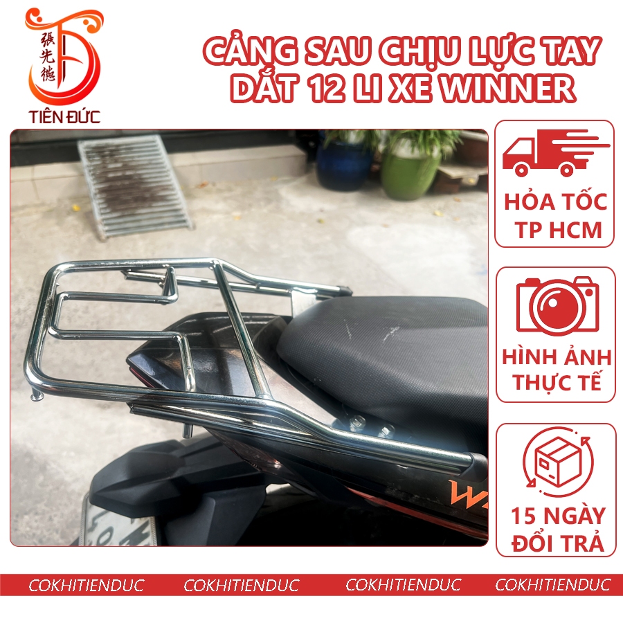 Cảng Sau Chịu Lực Xe Winner V1 Inox Baga Winer Win Ba ga Tay Dắt Tay ...