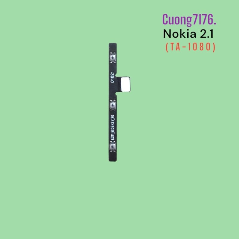 Mạch Nguồn Volume Nokia 2.1 (TA-1080) Tháo Máy Hoạt Động Tốt | Shopee ...