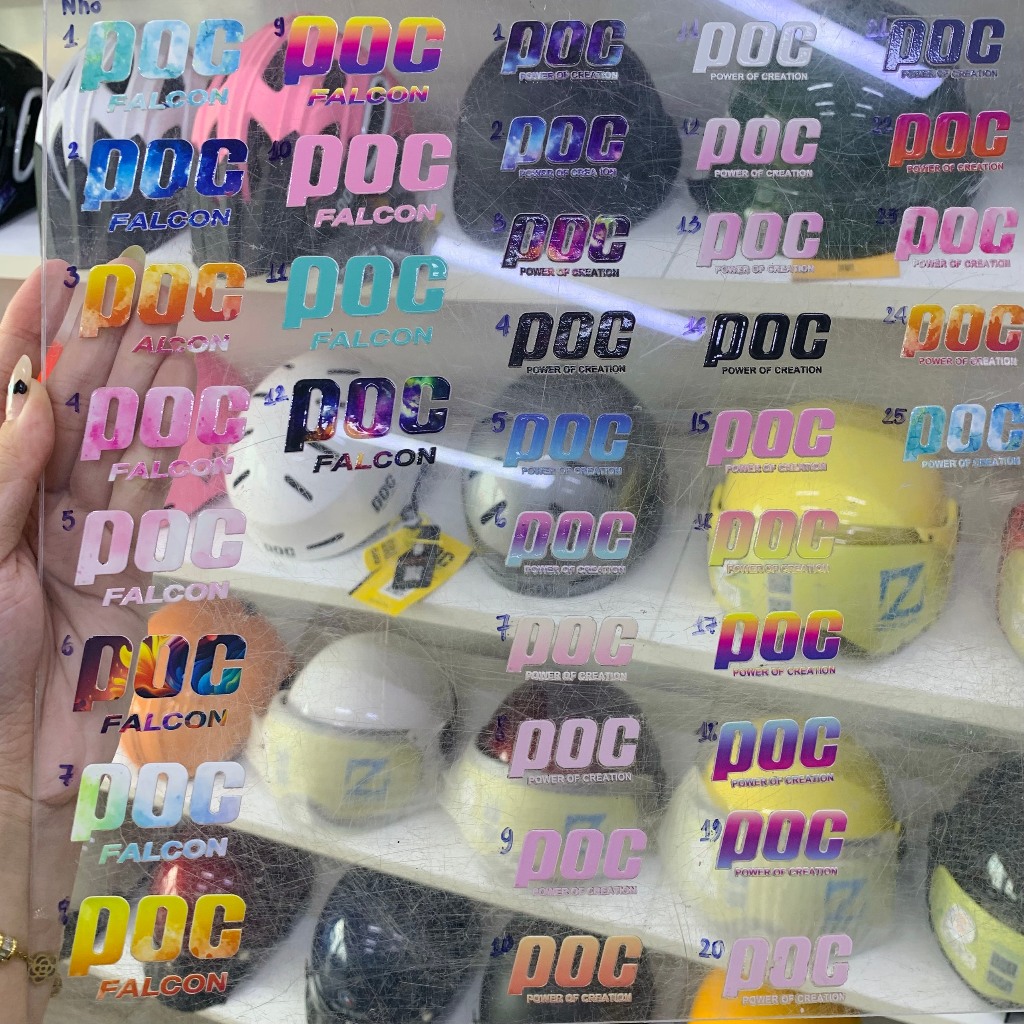 Tem POC Falcon Chính Hãng Dán Cho Poc Falcon | Shopee Việt Nam
