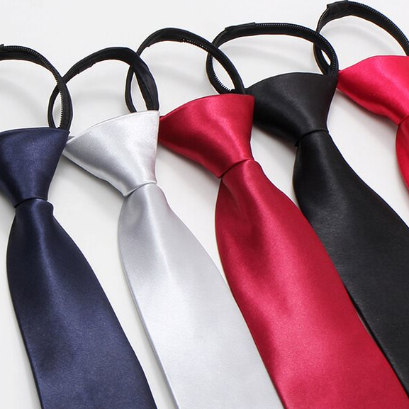 Cà vạt nam thắt sẵn TINY dây kéo dây cài caravat lụa vải phi bóng và silk cao cấp bản 5cm 8cm ...