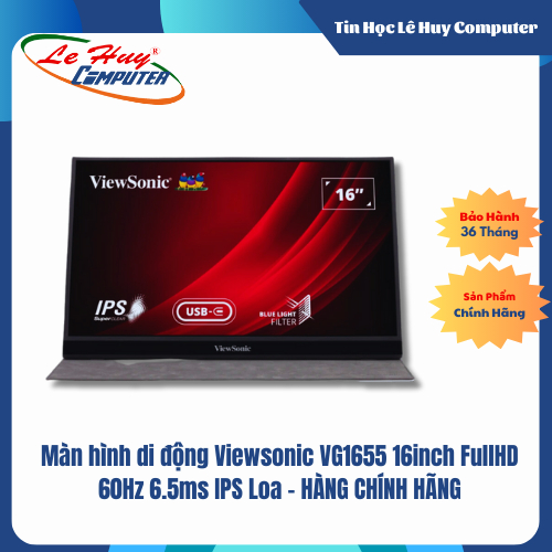 Màn hình di động Viewsonic VG1655 16inch FullHD 60Hz 6.5ms IPS Loa ...