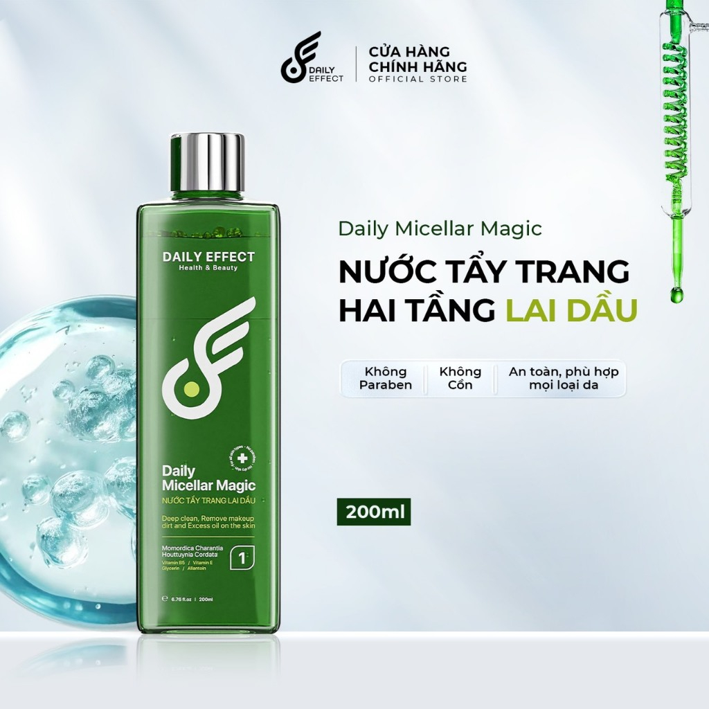 Nước Tẩy Trang 2 Tầng Lai Dầu Daily Micellar Magic Daily Effect Dịu Nhẹ ...
