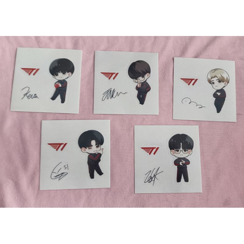 [sẵn][T1 chengdu popup] sản phẩm sticker trang trí ốp lưng, đồ cá nhân ...