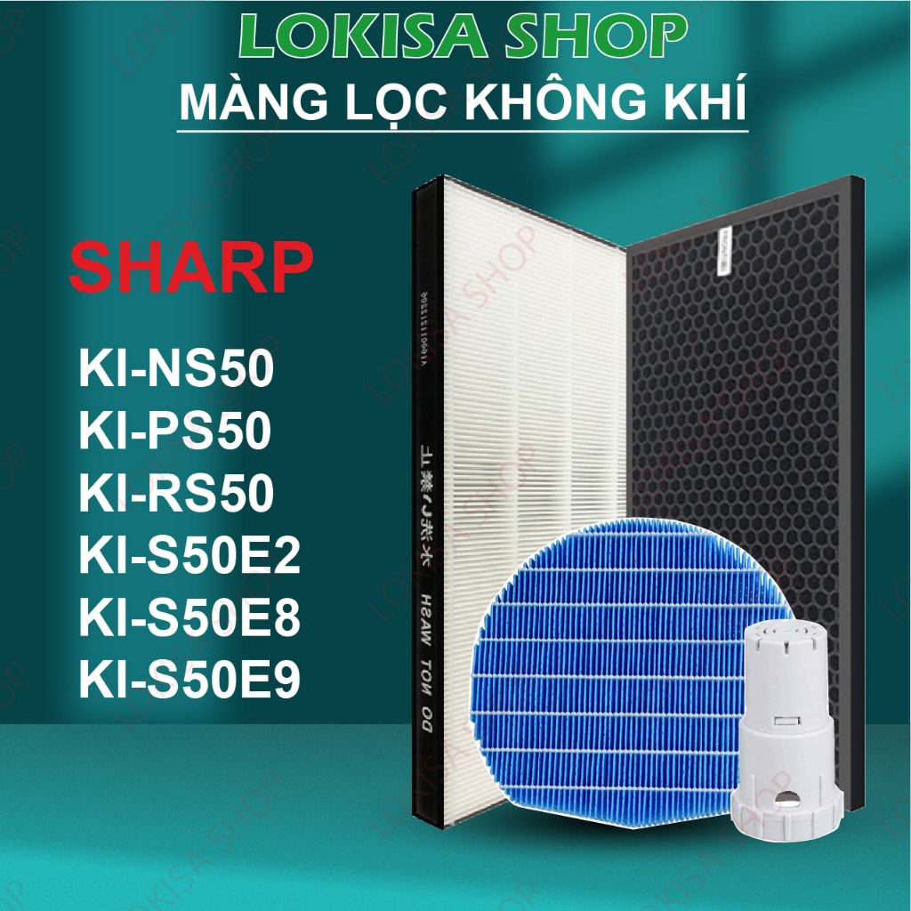 Màng lọc không khí sharp KI-NS50 KI-PS50 KI-RS50 KI-S50E2/8/9, Tấm lọc không khí sharp, màng ...
