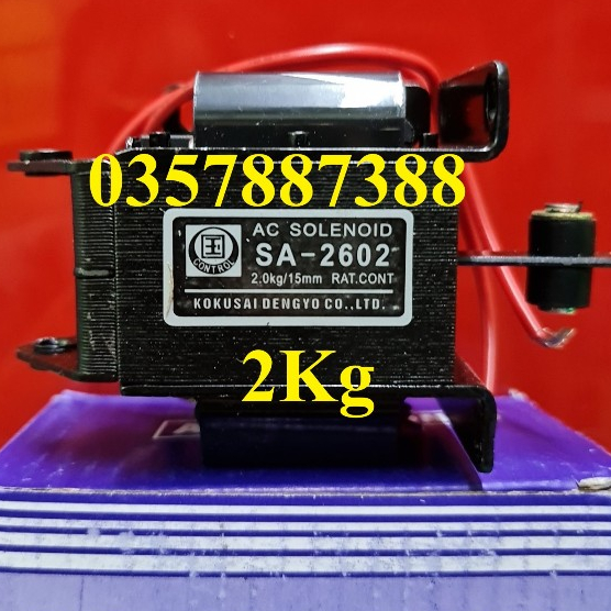 [2KG] Cuộn Hút Điện Từ Solenoid 220VAC - SA-2602 2KG | Shopee Việt Nam