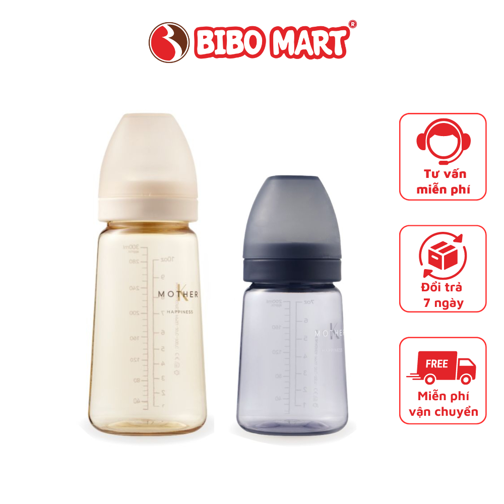 Bình Sữa Mother - K Nhựa PPSU Cao Cấp Núm Ti Silicon Siêu Mềm Chịu Nhiệt Tốt Hàng Chính Hãng 180 ...