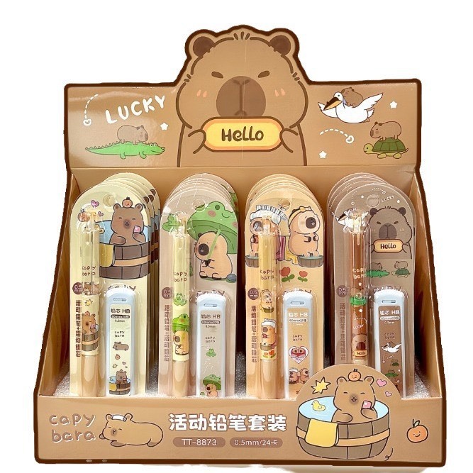 Set bút chì kim và ngòi kim của Loopy, Capybara, sanrio, kuromi, melody ...