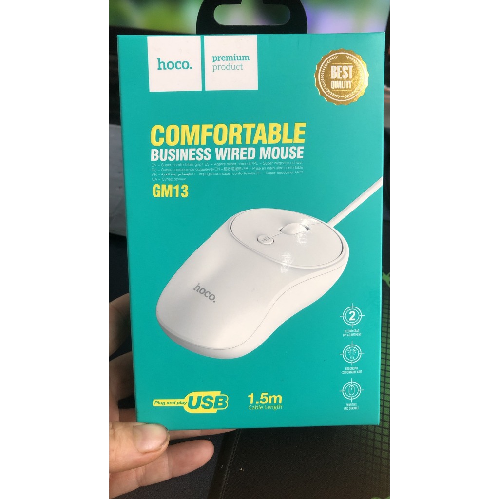 Chuột Có Dây Hoco GM13 Chính Hãng | Shopee Việt Nam