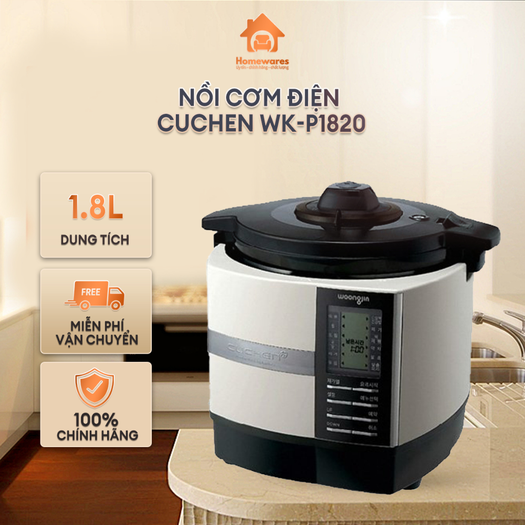 Nồi cơm điện Cuchen WK-P1820 - Chính Hãng, Mới, Full Box | Shopee Việt Nam