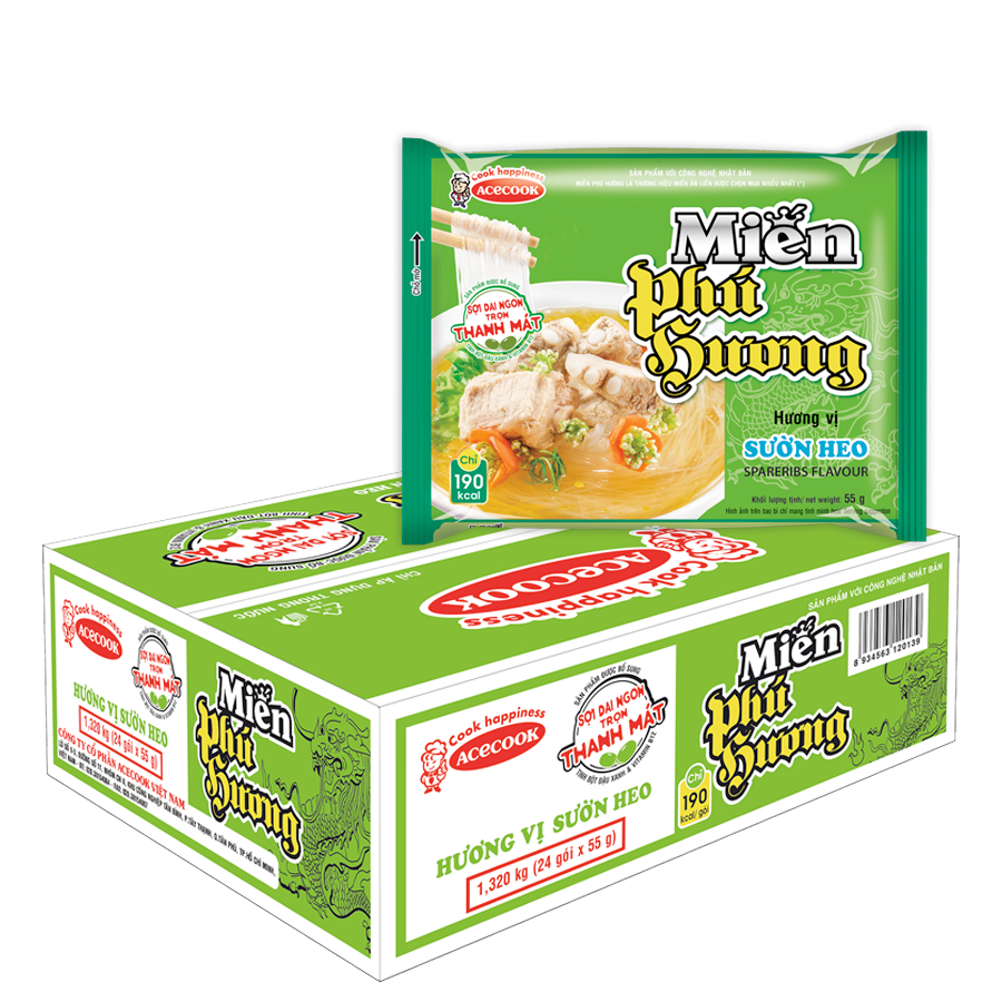 Thùng miến Phú Hương các loại (24 gói x 63g) | Shopee Việt Nam