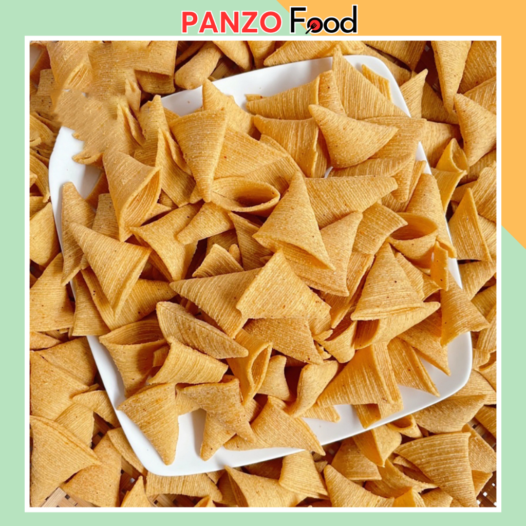 500G Snack bắp non tam giác giòn thơm bim bim đồ ăn vặt hoc sinh ...