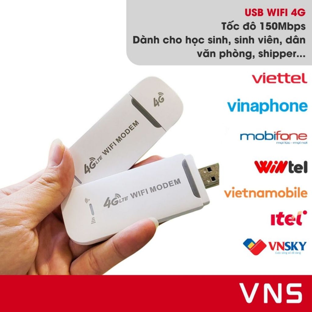 USB 4G LTE Phát Wifi Từ Sim 3G/4G Dùng Được Tất Cả Nhà Mạng - USB Decom 4G - Bảo Hành 6 Tháng ...
