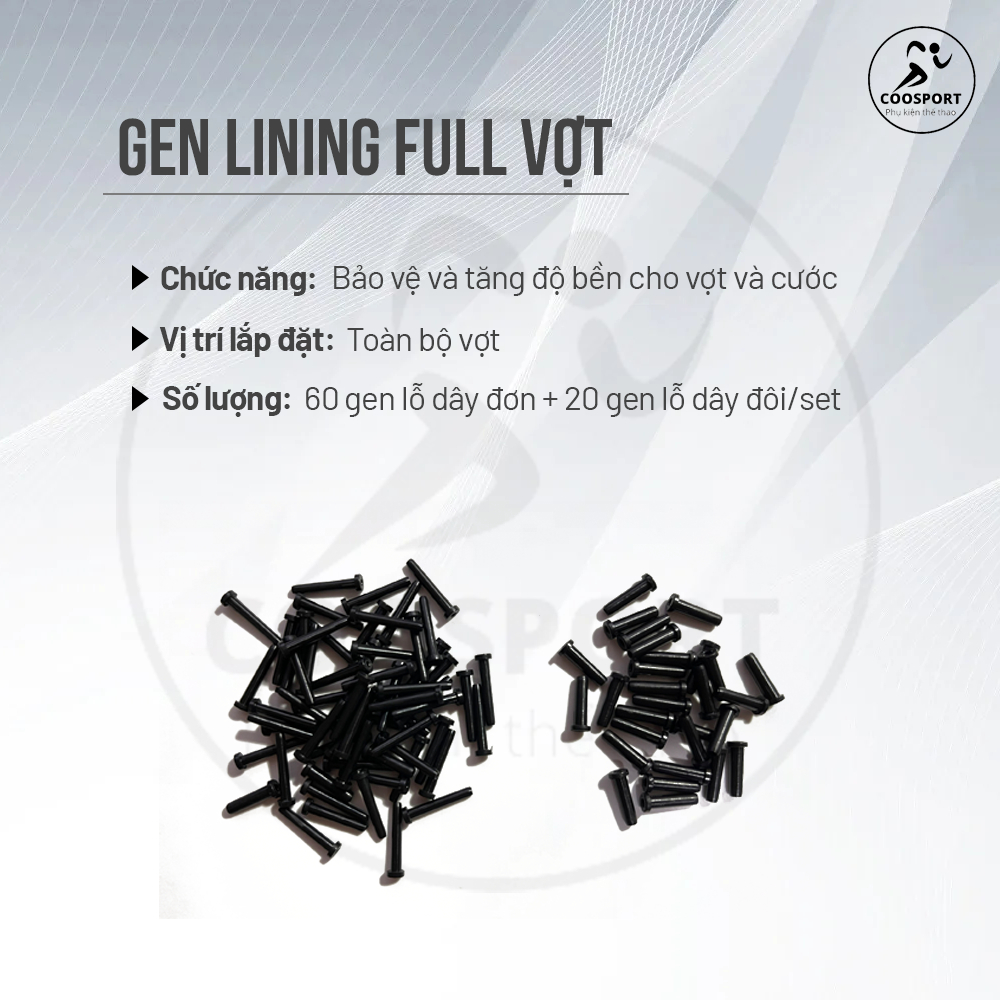 Gen vợt cầu lông Lining - Gen chống lún đỉnh vợt(Duora ZStrike ...