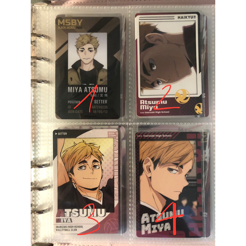 Card bo góc Haikyuu Atsumu Miya | Shopee Việt Nam