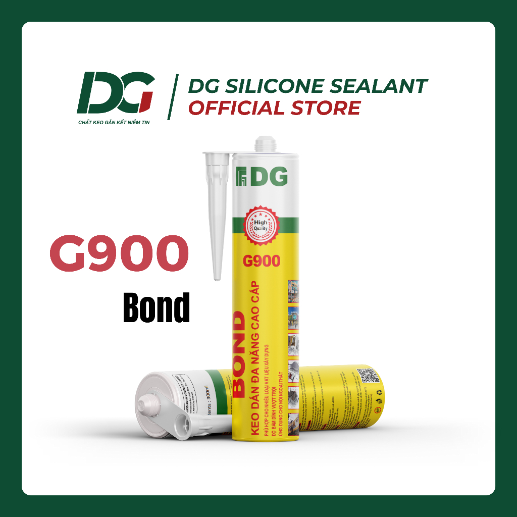Keo silicone DG Bond G900 chuyên dán nội ngoại thất, quảng cáo ngoài ...