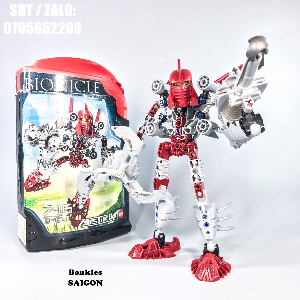 Đồ Chơi Mô Hình Vintage lắp ráp LEGO Bionicle Mistika 8689 Toa Tahu ...