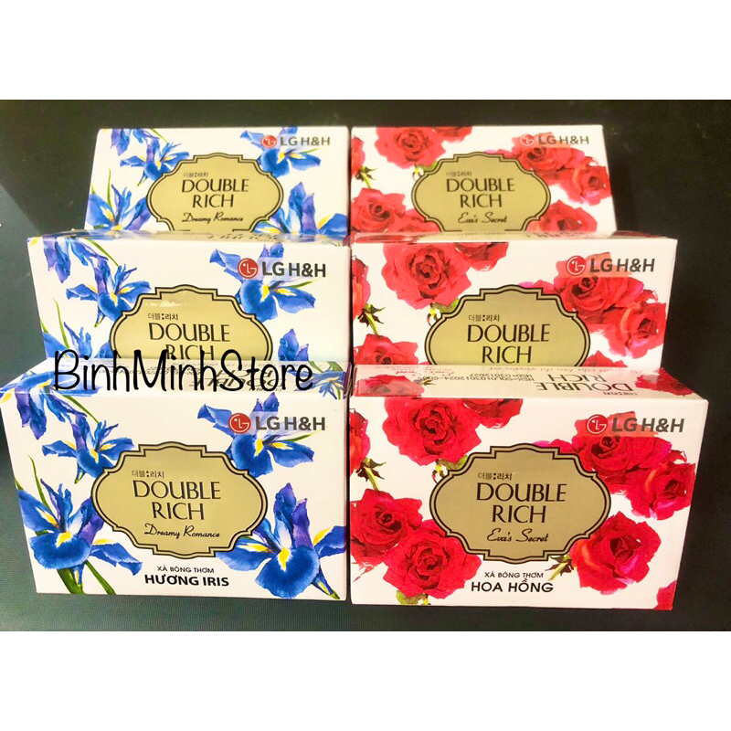 Bánh Xà bông Double Rich hương Hoa hộp 90g | Shopee Việt Nam