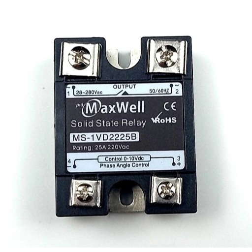 Rơ le Bán Dẫn SSR 1 Pha Maxwell Input: 0-10Vdc Dòng Tải Từ 25A - 120A ...
