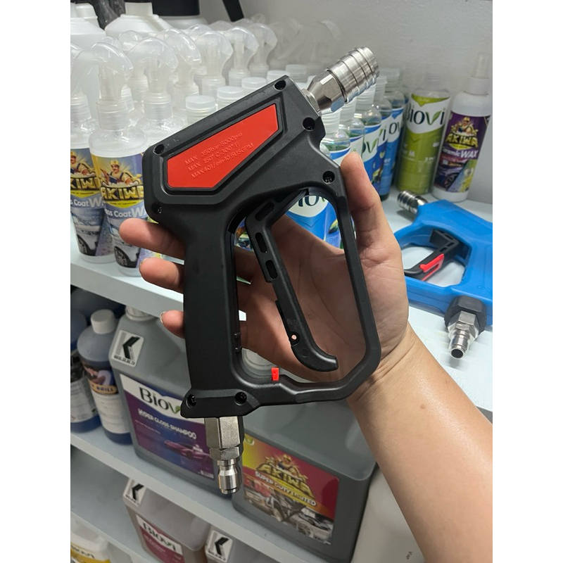 Sún.g xịt rửa xe cao áp, chống xoắn inox + nối nhah inox tự động ...
