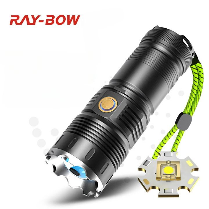 Đèn pin siêu sáng cầm tay Ray Bow RB 1122 đèn bin cầm tay siêu sáng pin ...